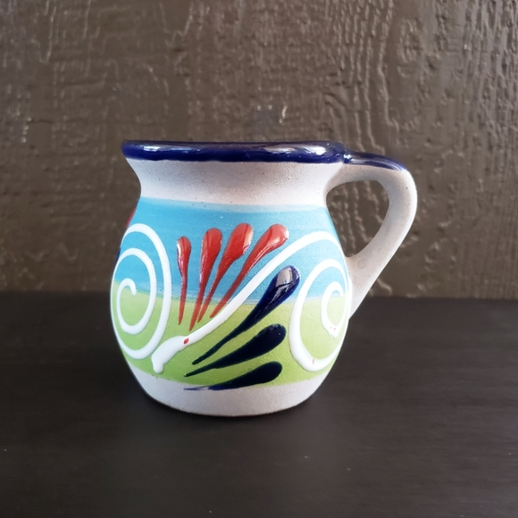 Dining | Vintage Jarrito De Barro Mexico Clay Folk Art Pottery Cup ...